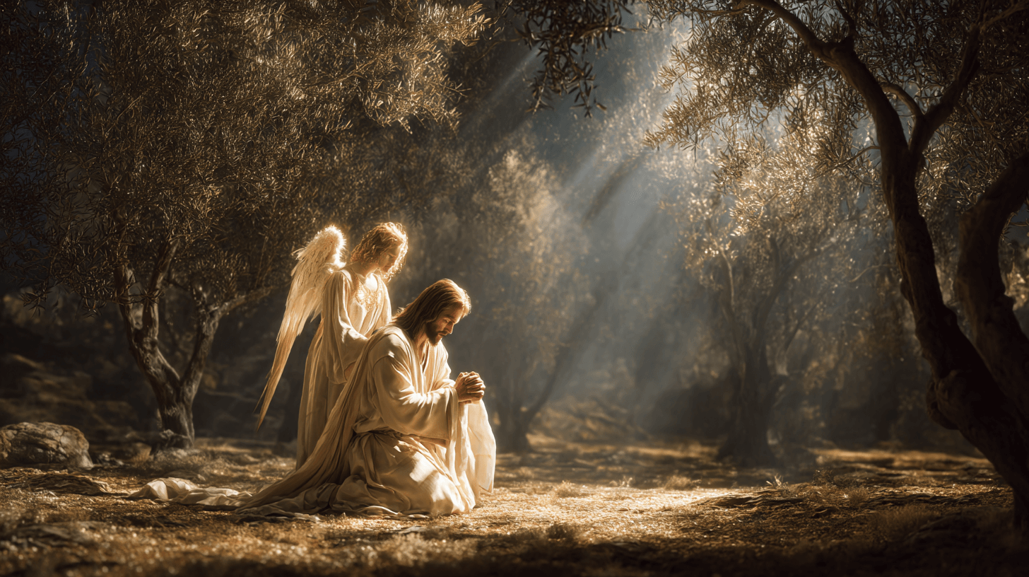 Angel Strengthened Jesus in the Garden of Gethsemane - BibleWithLife ...